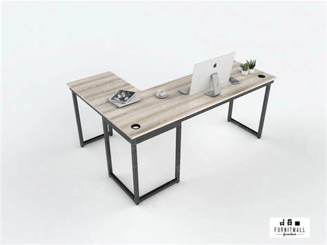 โต๊ะทำงานตัวแอล 1 8 X 1 2 เมตร เฟอร์นิเจอร์และของตกแต่งบ้านออนไลน์ By Furnitmall