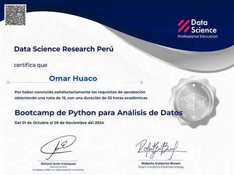 Python Datascience Análisisdedatos Aprendizajecontinuo Omar Huaco