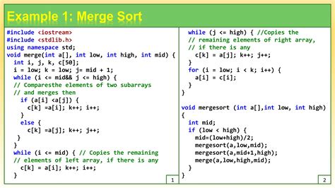 Data Structures And Agorithm Ds 20 Merge Sortpptx