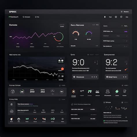 Premium Photo Web Dashboard Dark Mode Dashboard With Dark Mode Feature For Improved Visi