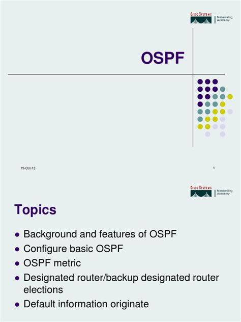 ospf slides pdf osi protocols internet protocols