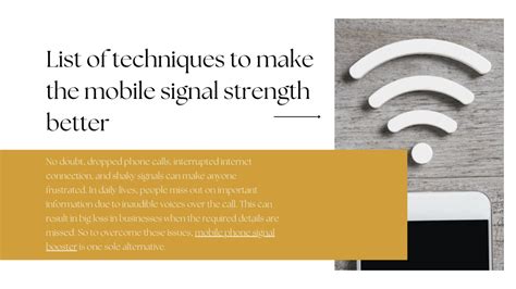 Ppt Top Ways To Improve Cell Phone Signal Strength Ppt Powerpoint