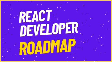 React Developer Roadmap React Developer Yol Haritası Youtube