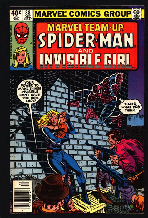 Marvel Team Up 88 Spiderman And Invisible Girl Sue Storm Jean De Wolff