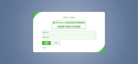 基于python的爬虫技术对歌曲评论数据可视化大屏分析音乐评论内容的情感分析python Csdn博客