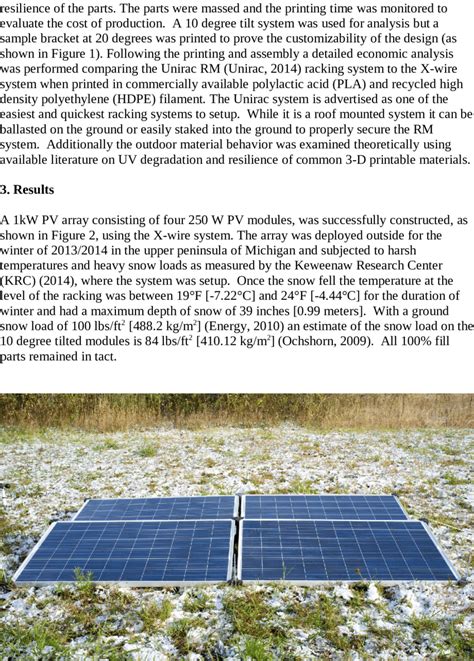 Assembled 1kW PV Array With X Wire System The 3 D Printed Download Scientific Diagram