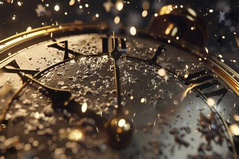 Envision The Jubilant Moment As The Countdown Cloc Generative Ai Premium Ai Generated Image