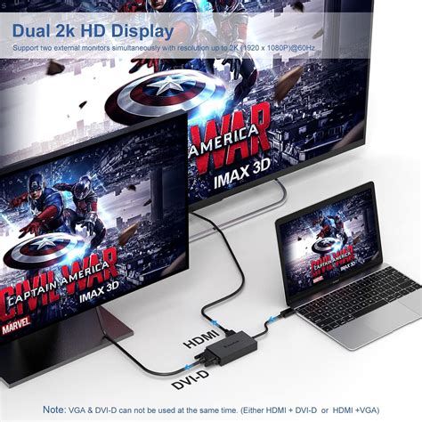 Buy WAVLINK USB To HDMI VGA DVI External Monitor Adapter USB Multiple Monitor Adapter