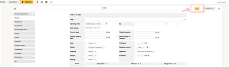 Save Button On Ticket Top Menu · Issue 8541 · Glpi Projectglpi · Github