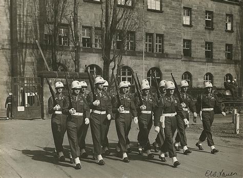 Khaldei Evgeny Guards By The Palace Of Justice In Nuremberg Trial