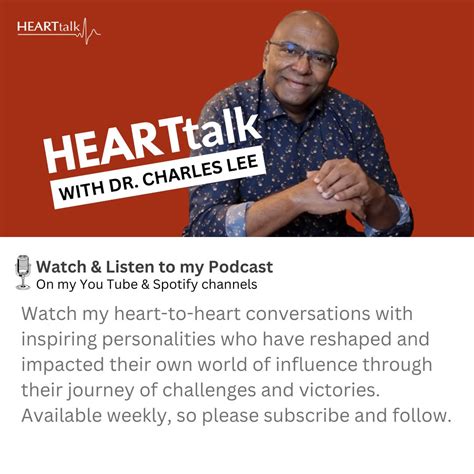 Dr Charles Lee On Linkedin Hearttalkdrcharleslee Mindfulness Mindflowergonomics Podcast