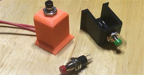 Holder Bracket For A Universal Momentary Pushbutton The Ones With Mm Wide Threads To Be Glued