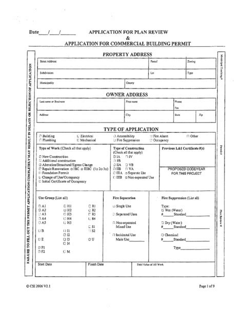 Fillable Online City Of Providence Application For Development Plan