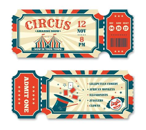 Carnival Ticket Clip Art
