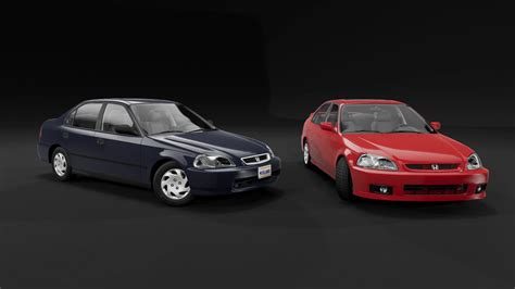 Honda Civic Car Beamngdrive