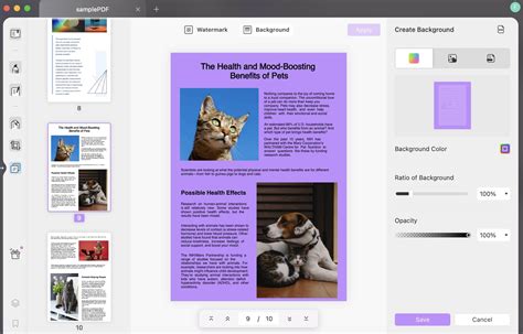 Add PDF Backgrounds Easily With Colors Images Tips UPDF