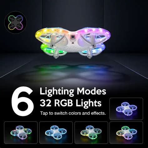 Snaptain K30 Mini 720p Hd Camera Drone With Colorful Lighting And
