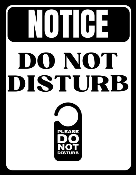 Free Printable Do Not Disturb Sign Printable Free Printables Luke Printables