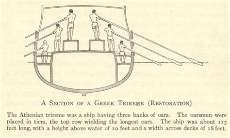 Greek Trireme Diagram