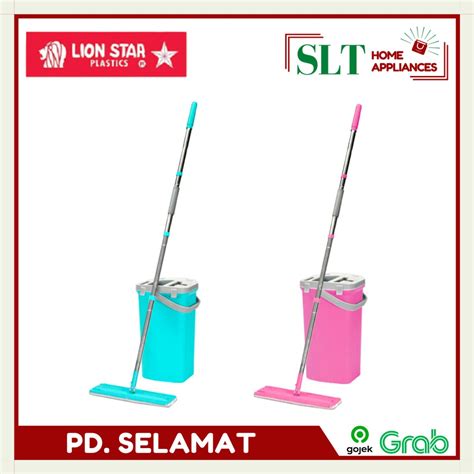 Jual Lion Star Alat Pel Flat Mop Pel Ember Shopee Indonesia