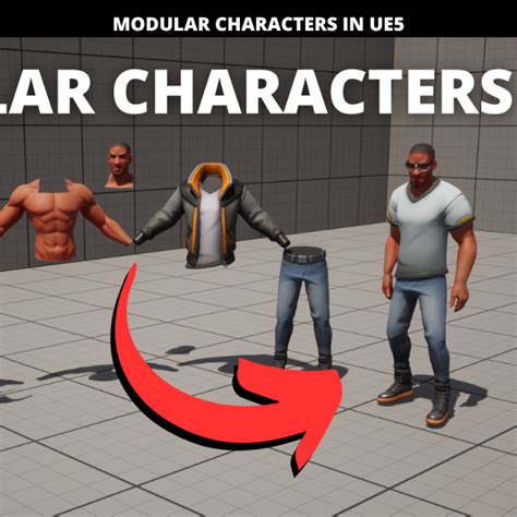 How To Make Modular Characters With Body Parts In Unreal Engine 5