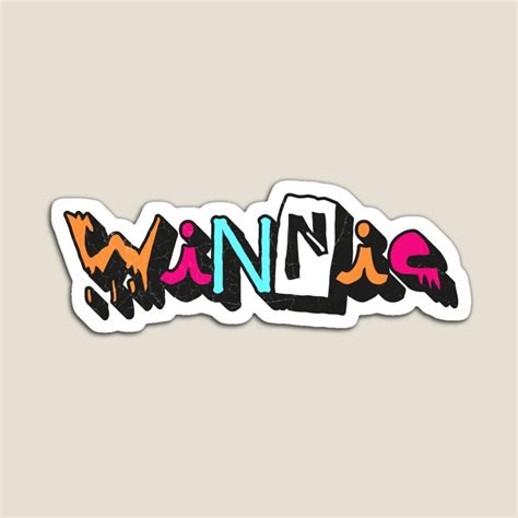 Custom Winnie Name Sticker