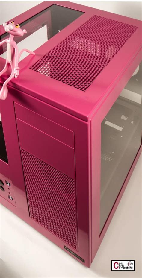 Case Mod In Progress The Powerful Pretty Pink Processor Aka The