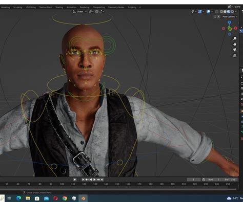 Artstation Marcus Cowboy Swagger Character With Attire Low Poly