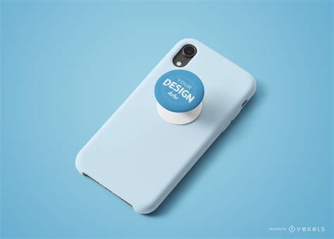 Pop Socket Mockup Psd Editable Template