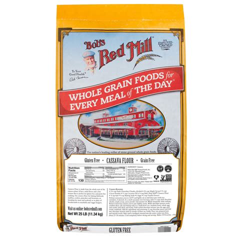 Bobs Red Mill Cassava Flour 25 Lb Bag