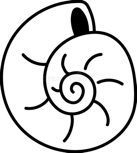 Doodle Sea Shell Stock Vector Illustration Of Background 365204396