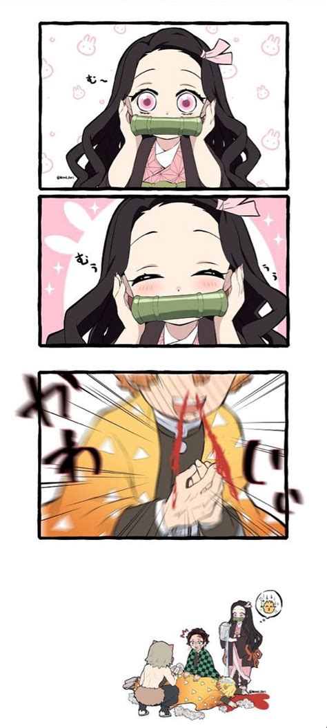 🎀⚡️nezuko X Zenitsu⚡️🎀 Anime Funny Anime Funny Moments Funny 