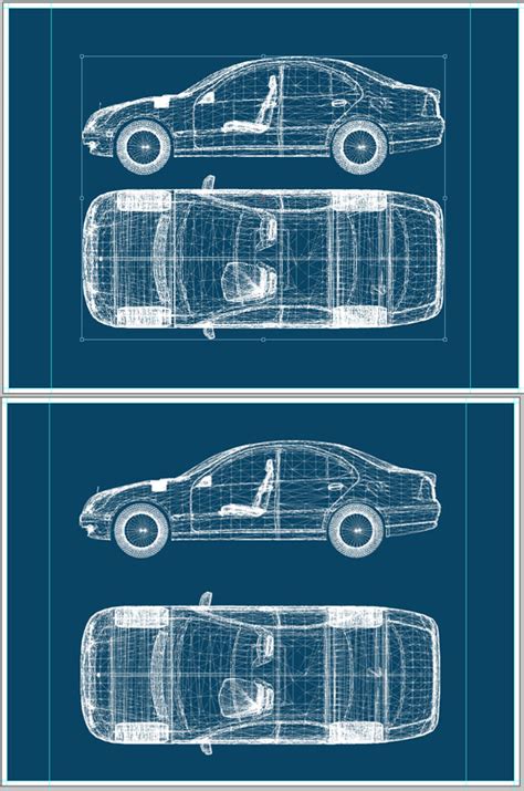 Create A Realistic Blueprint Image From A 3d Object Envato Tuts