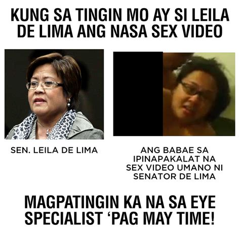 Leila De Lima Private Video Goes Viral
