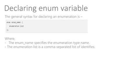 Learn C Programming Structure And Enums Pptx Programming Languages Computing