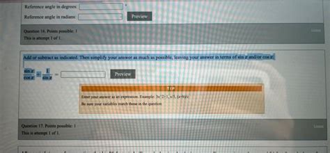 Solved Add Or Subtract As Indicated Then Simplify Your Chegg