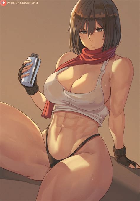 Mikasa Ackerman Shingeki No Kyojin Drawn By Shexyo Danbooru