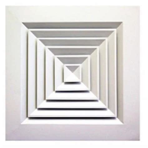 White Powder Coated Aluminium Square Ceiling Diffuser For Ac At ₹ 1000 Piece In Bengaluru