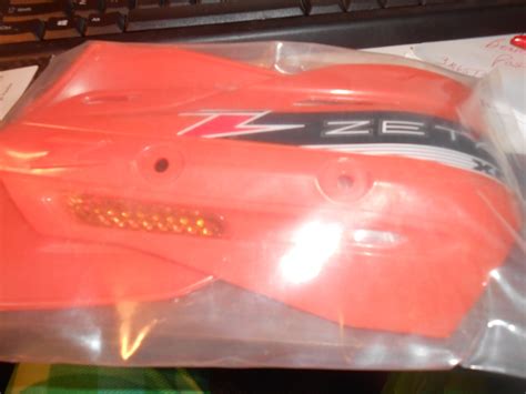 Zeta Ze72 3409 Xc Flasher Protector Handguard Orange For Sale