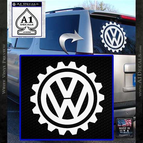 Vw Decal Sticker Gear D1 A1 Decals
