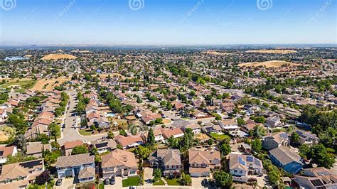 A Breathtaking Aerial View Of Antioch California Houses Nestled