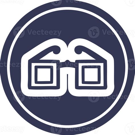 Square Glasses Circular Icon Symbol 43488840 Png