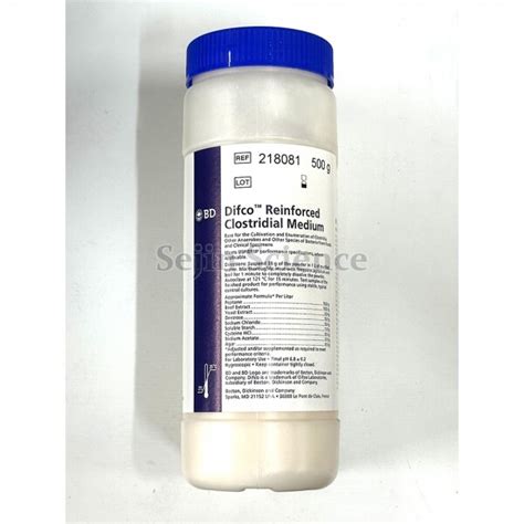 Bd Difco 배지 시약 218081 Reinforced Clostridial Medium 500g 세진과학