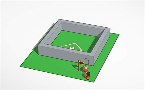 3d Design Baseball Stadium Tinkercad