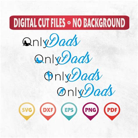 Only Dads Svg Etsy