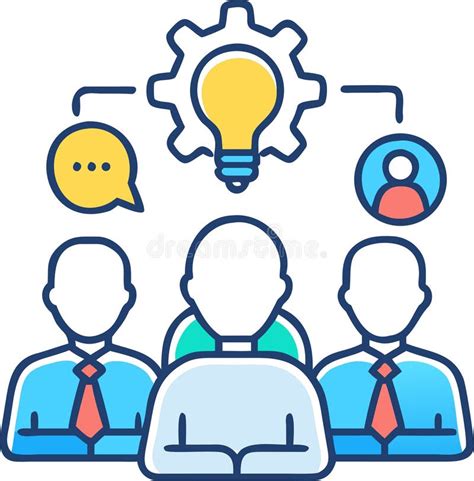 Team Brainstorming Session Stock Illustrations 5606 Team