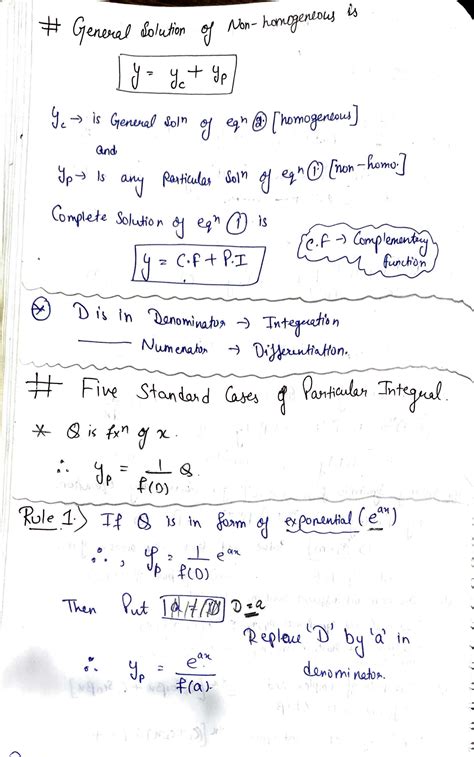 Solution Differnetial Equation With Constant Coefficients Studypool