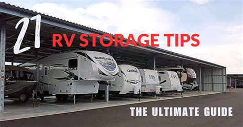 21 RV Storage Tips The Ultimate Guide To Keeping Your Rig In Top Condition
