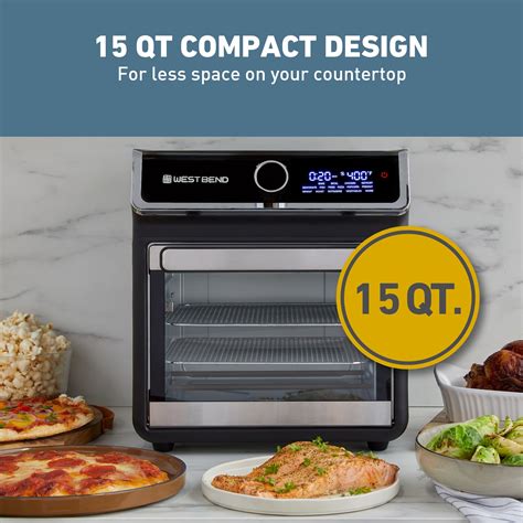 West Bend 15 Qt Air Fryer Oven With 16 Presets