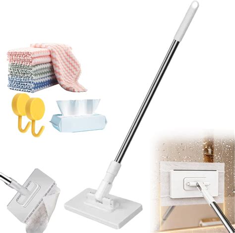Snap Grip Mini Mop Zero Touch Mini Mop No Wash Lazy Mops Wet And Dry Disposable Dust Mop With 10